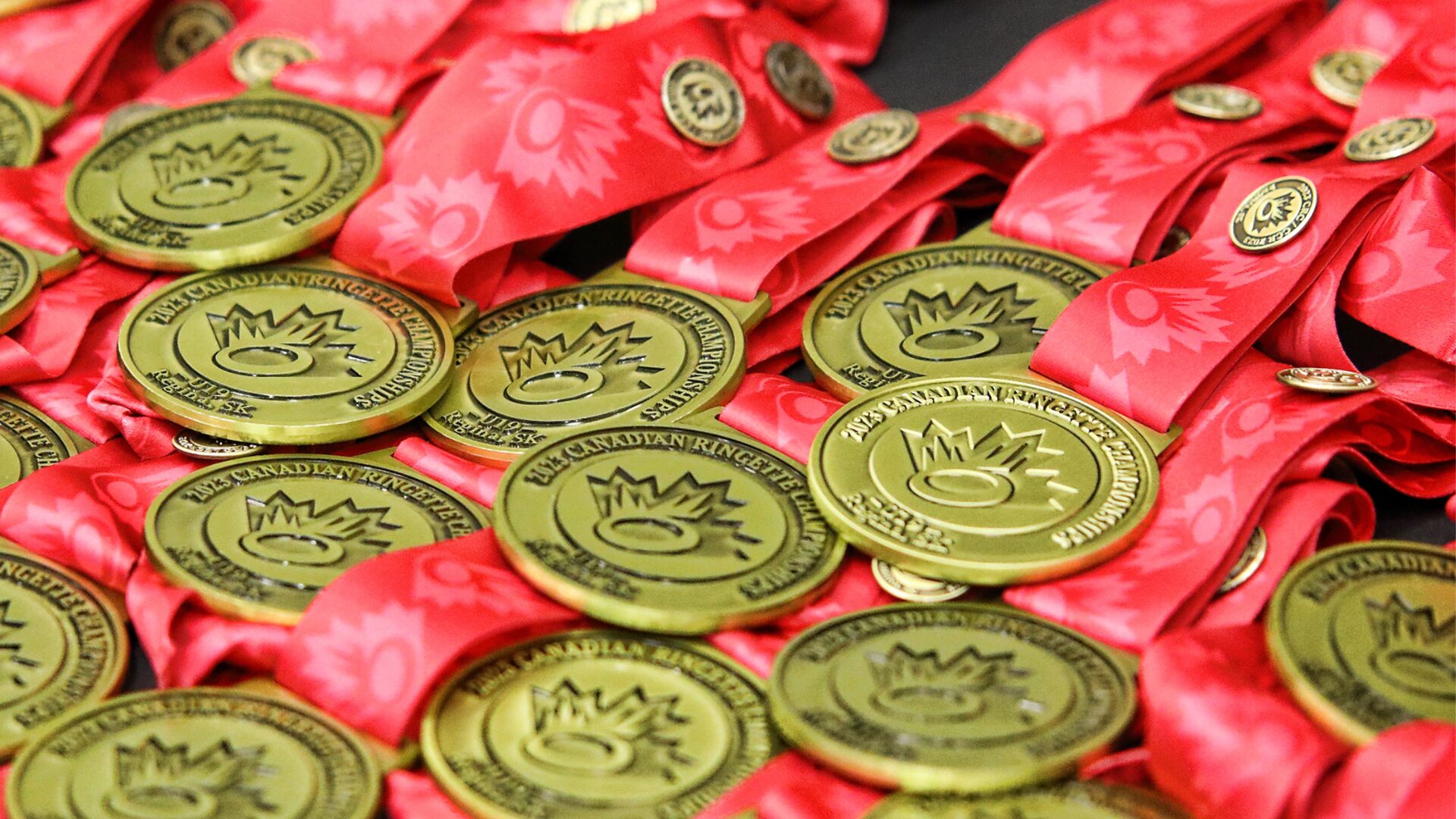 Why are there pins on the medals at the Canadian Ringette Championships ...